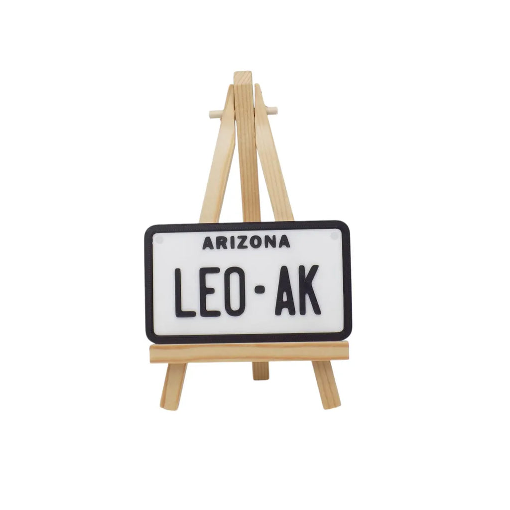 Personalized Mini License Plate for Kids – Custom 2.2x3.7” Name Plate ...